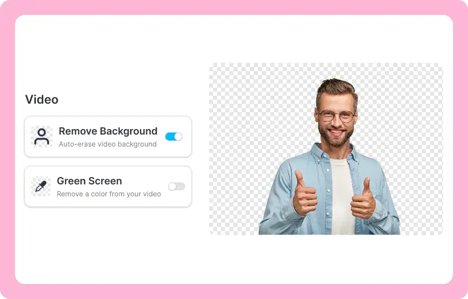 #1 AI Video Background Remover - 100% accurate